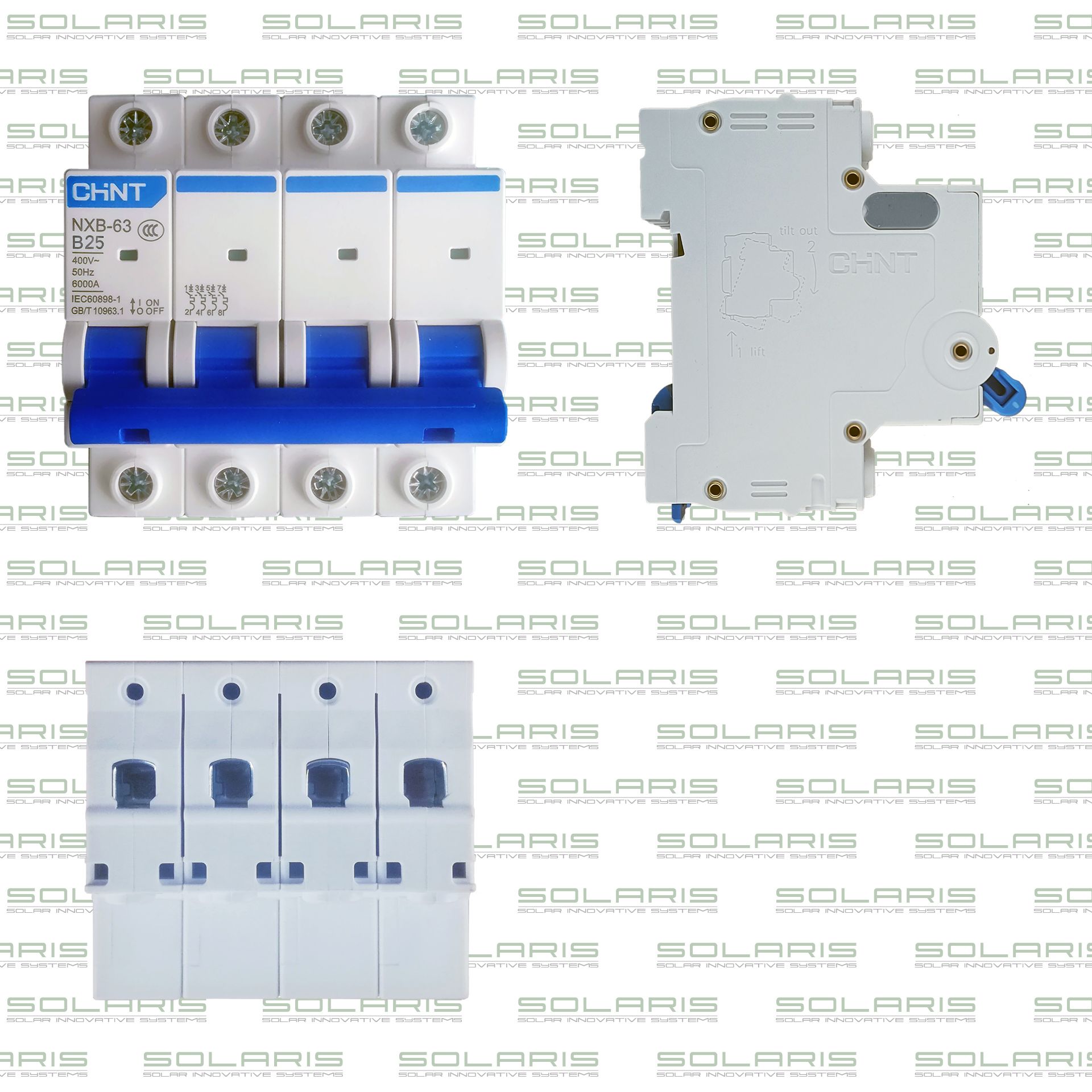SOLARIS | Your Trusted Partner.... Chint Circuit Breaker NXB-63 AC 4P B25A