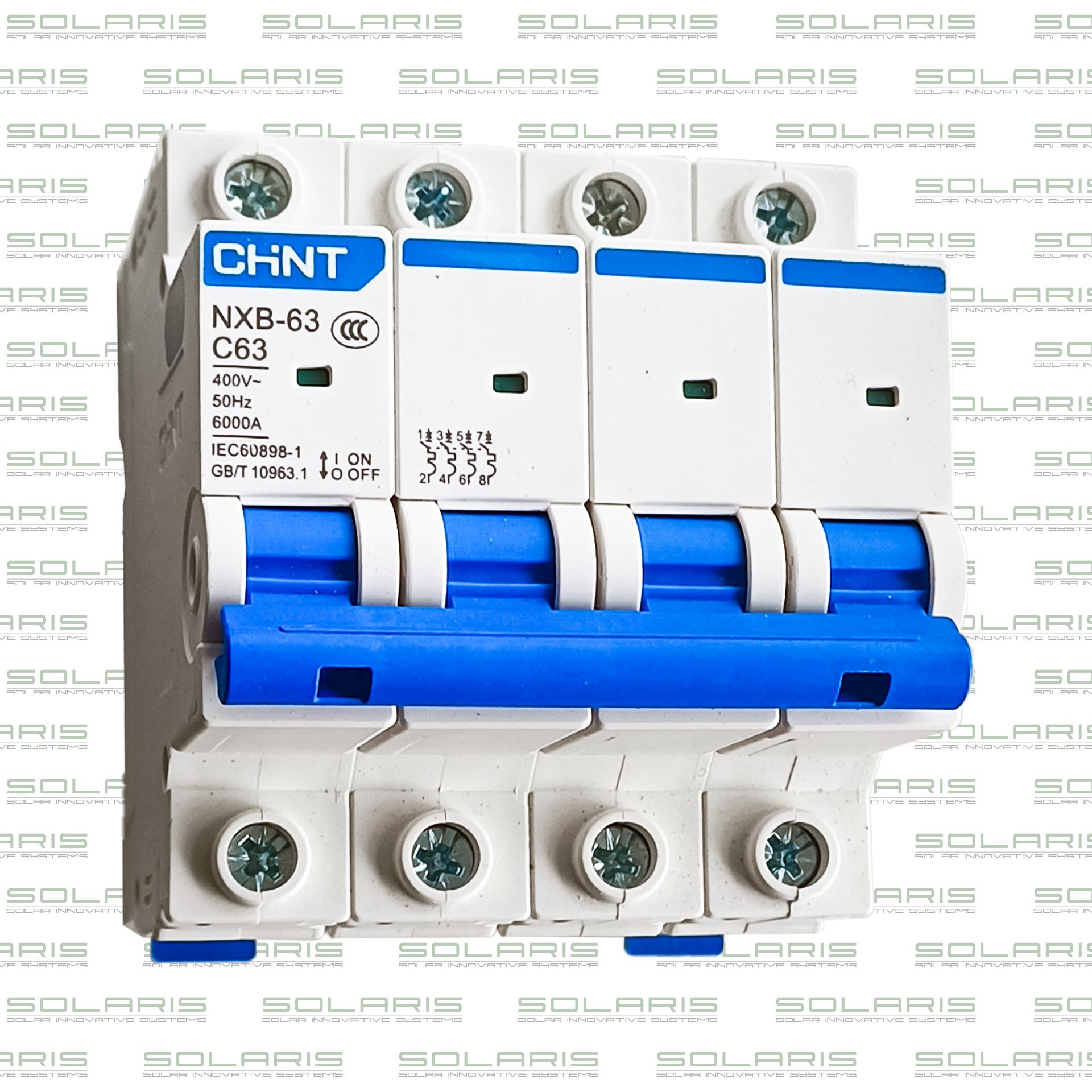 SOLARIS | Your Trusted Partner.... Chint Circuit Breaker NXB-63 AC 4P C63A
