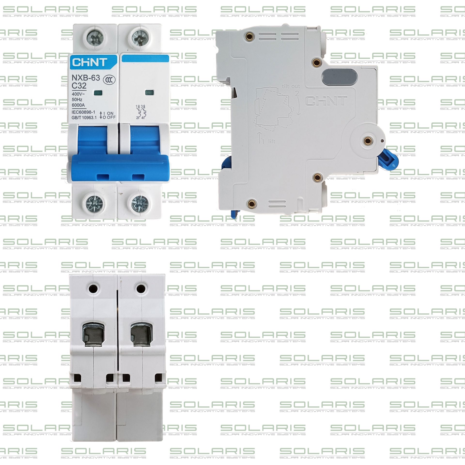SOLARIS | Your Trusted Partner.... Chint Circuit Breaker NXB-63 AC 2P C32A SOLARIS | Your Trusted Partner.... Chint Circuit Breaker NXB-63 AC 2P C32A