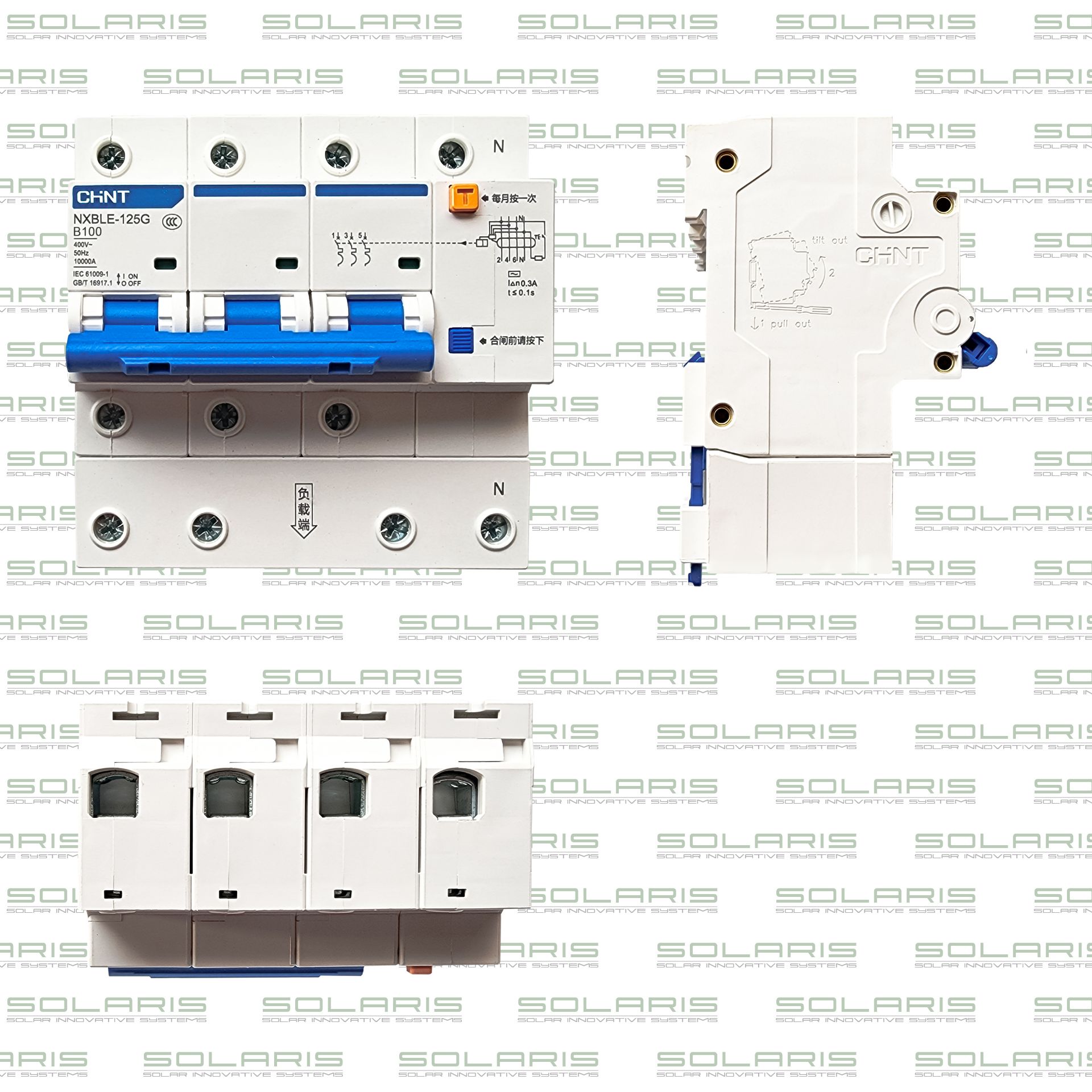 SOLARIS | Your Trusted Partner.... Chint Differential Breaker 4P NXBLE-125G B100A 300