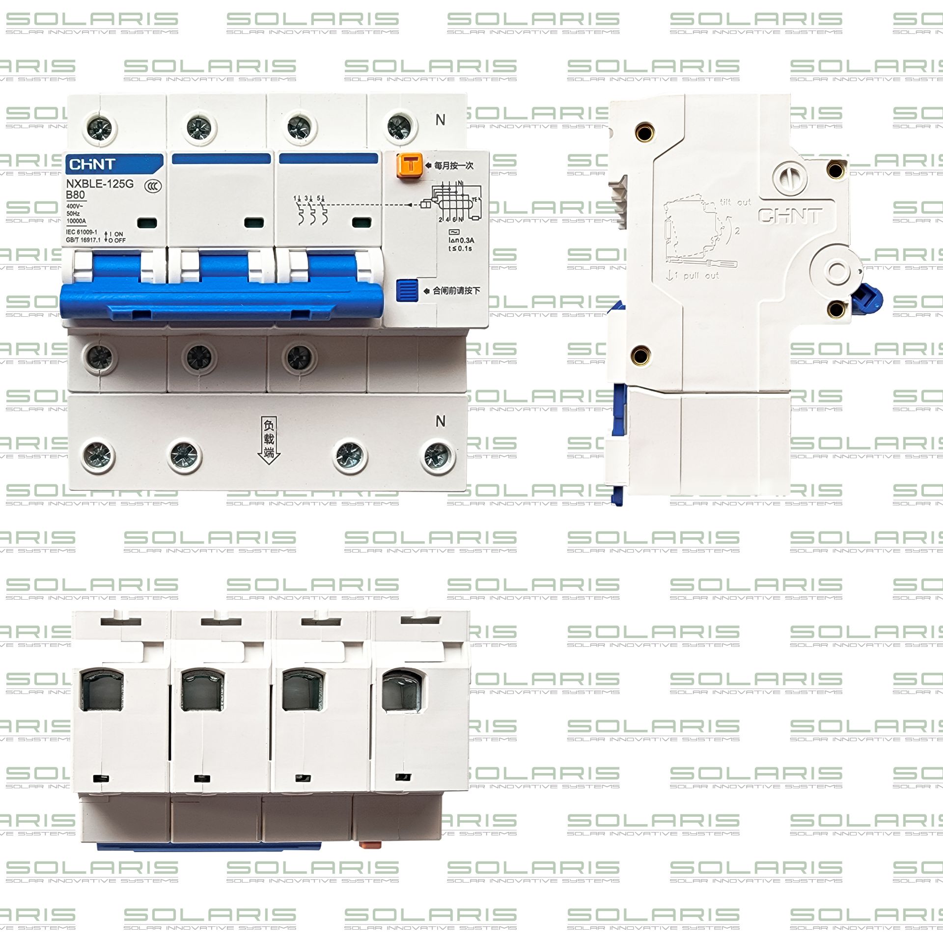 SOLARIS | Your Trusted Partner.... Chint Differential Breaker 4P NXBLE-125G B80A 300