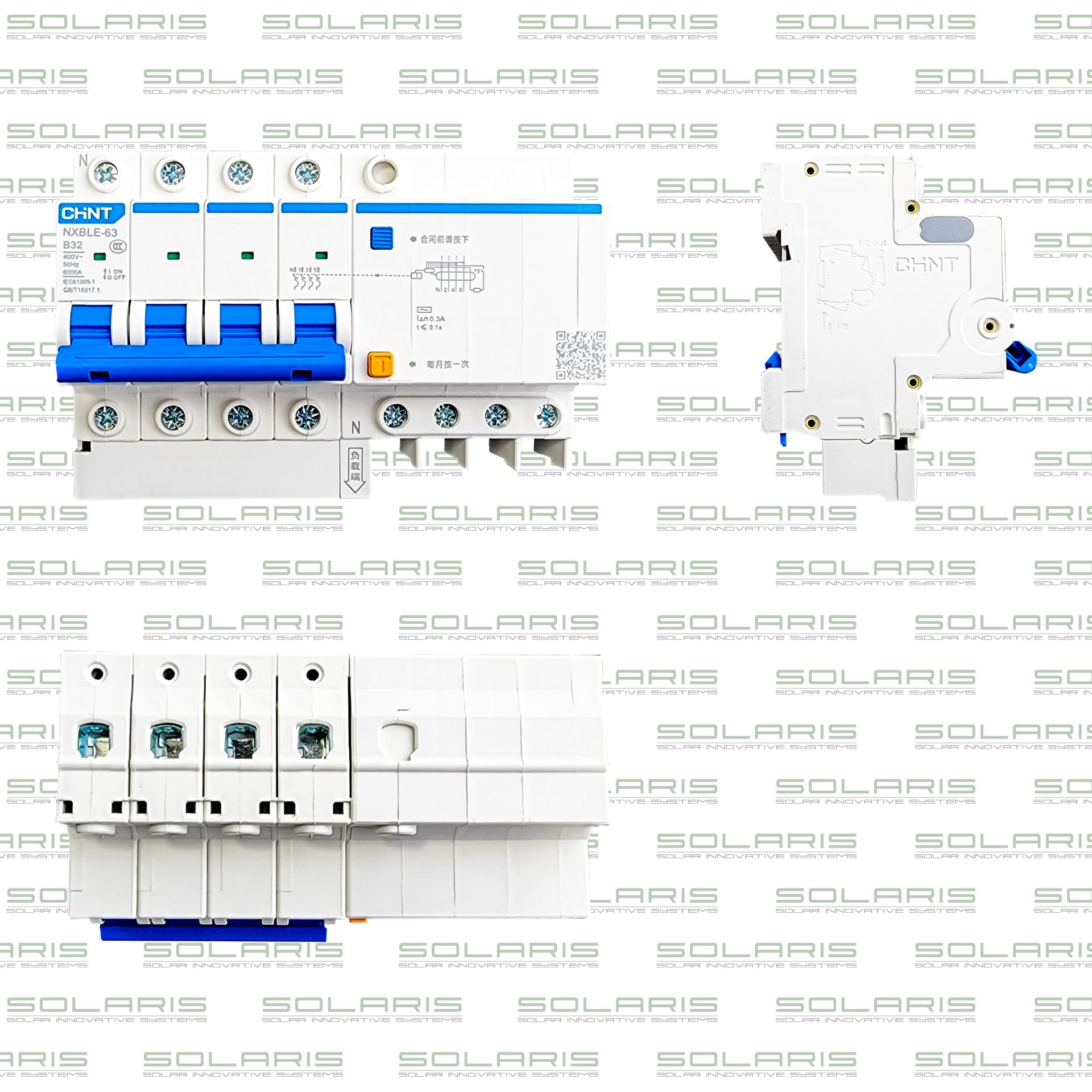 SOLARIS | Your Trusted Partner.... Chint Differential Breaker 4P NXBLE-63 B32A 300mA