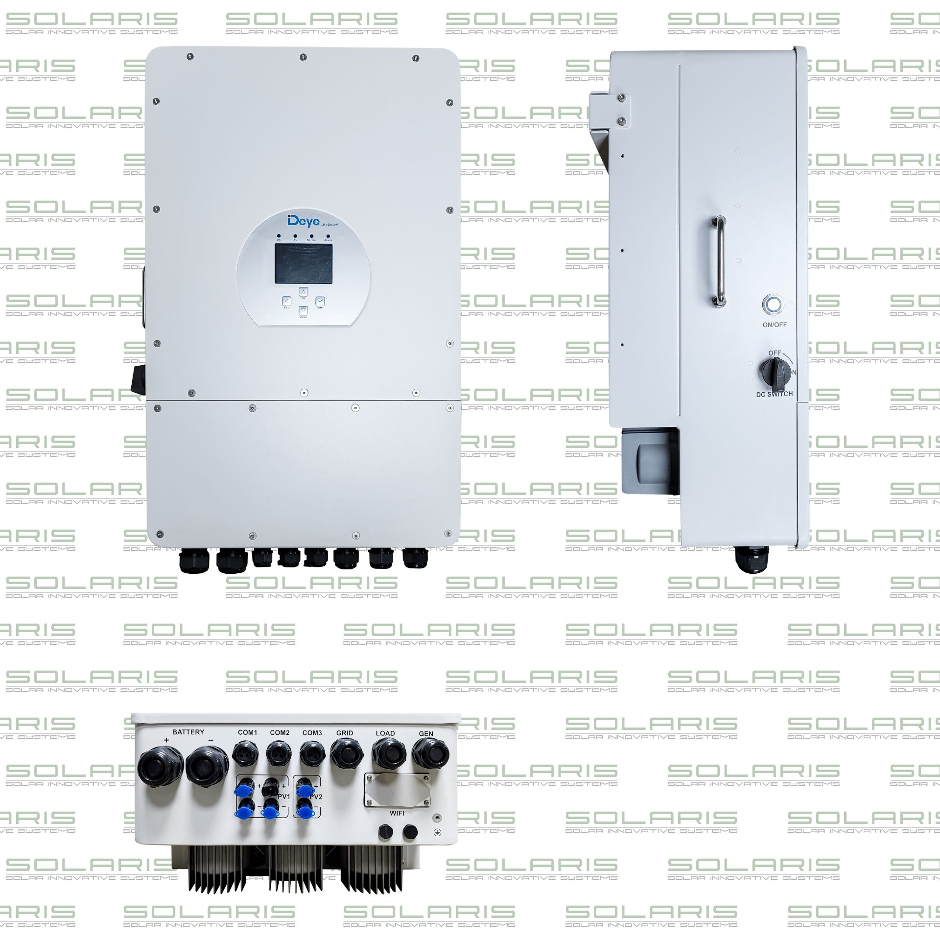 SOLARIS | Your Trusted Partner.... Deye Hybrid On-Off Grid SG04LP3 8KW 3P 48V 2MPPT