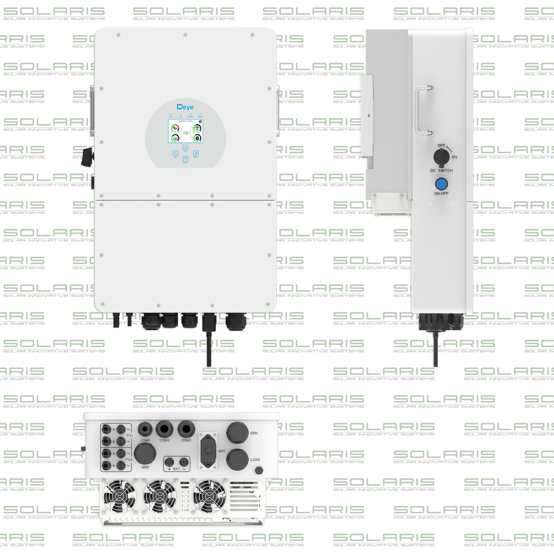 SOLARIS | Your Trusted Partner.... Deye Hybrid On-Off Grid SG01HP3 25KW 3P HV 2MPPT