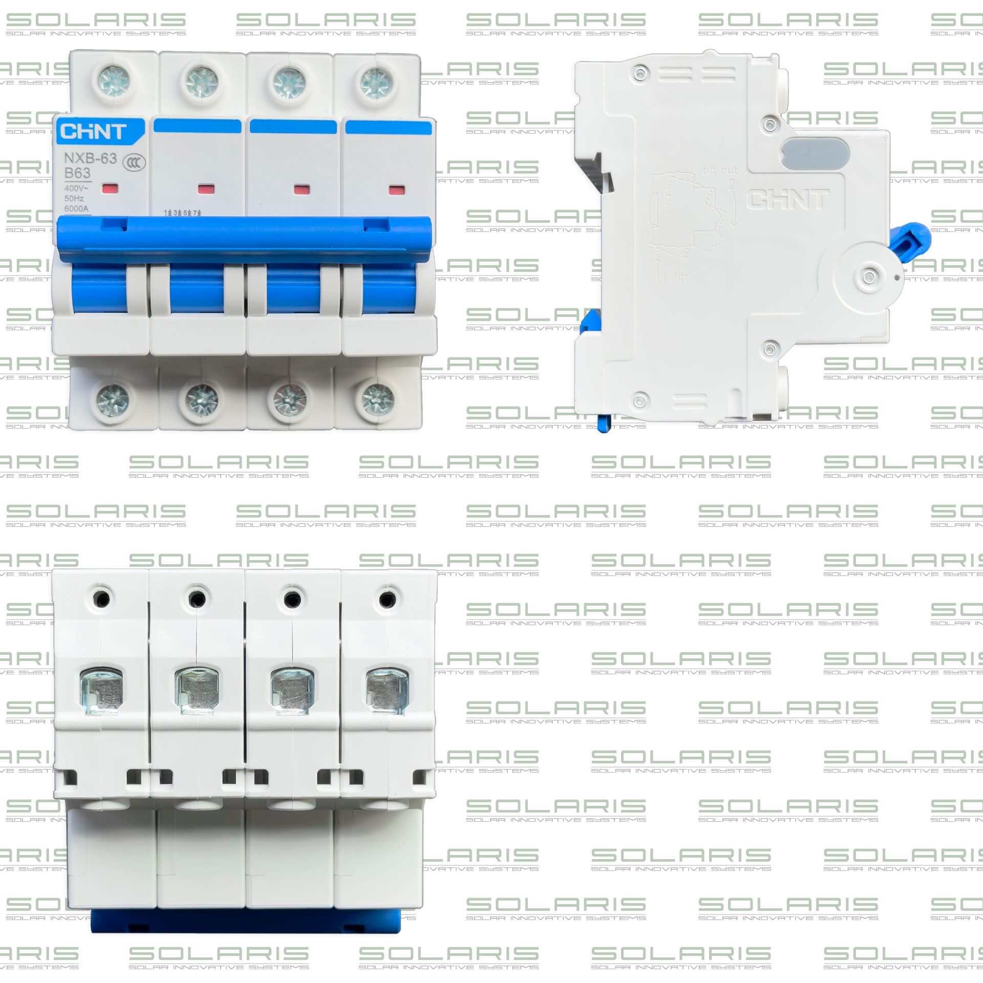 SOLARIS | Your Trusted Partner.... Chint Circuit Breaker NXB-63 AC 4P B63A SOLARIS | Your Trusted Partner.... Chint Circuit Breaker NXB-63 AC 4P B63A