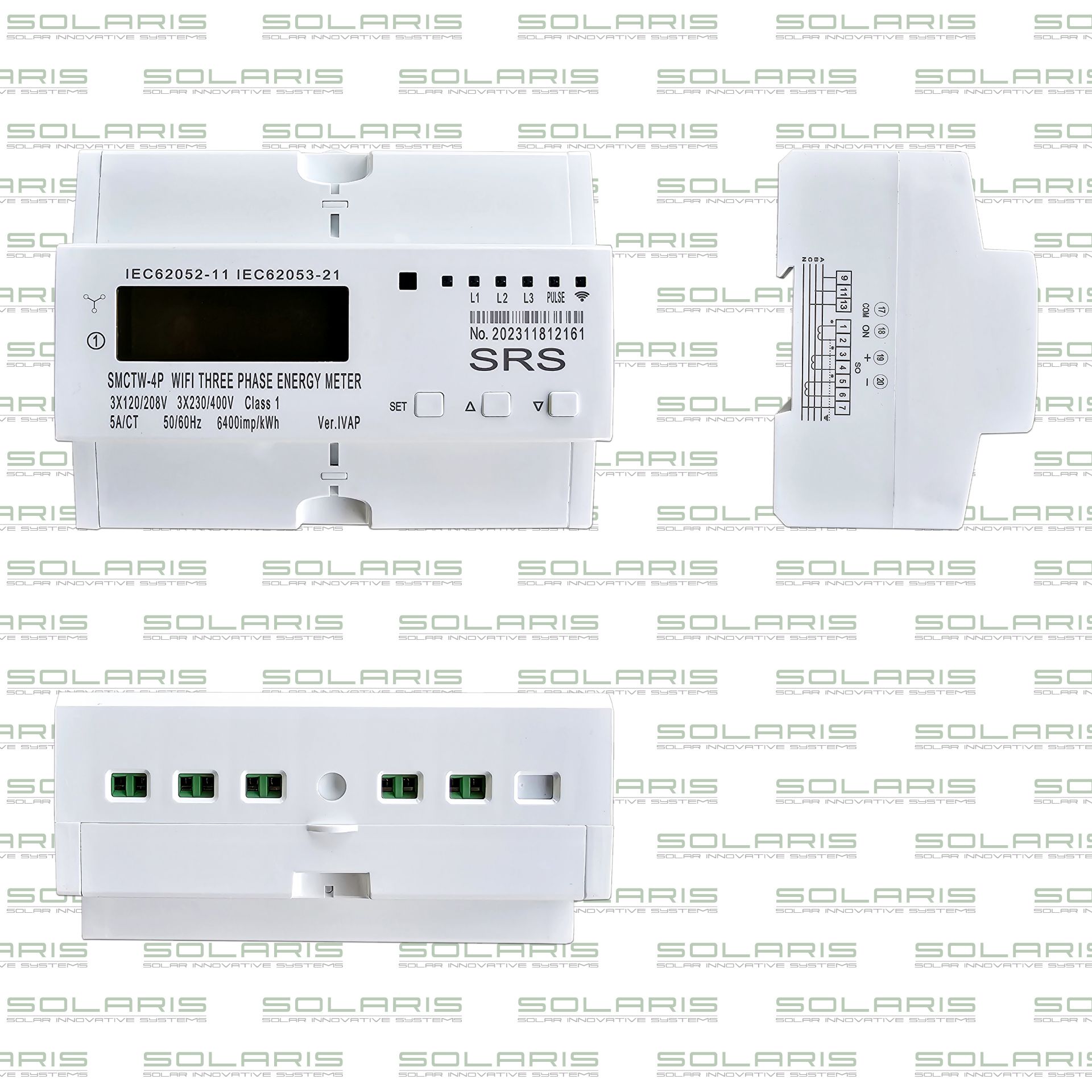 SOLARIS | Your Trusted Partner.... Smart Meter SMCTW-4P CT + Wi-Fi